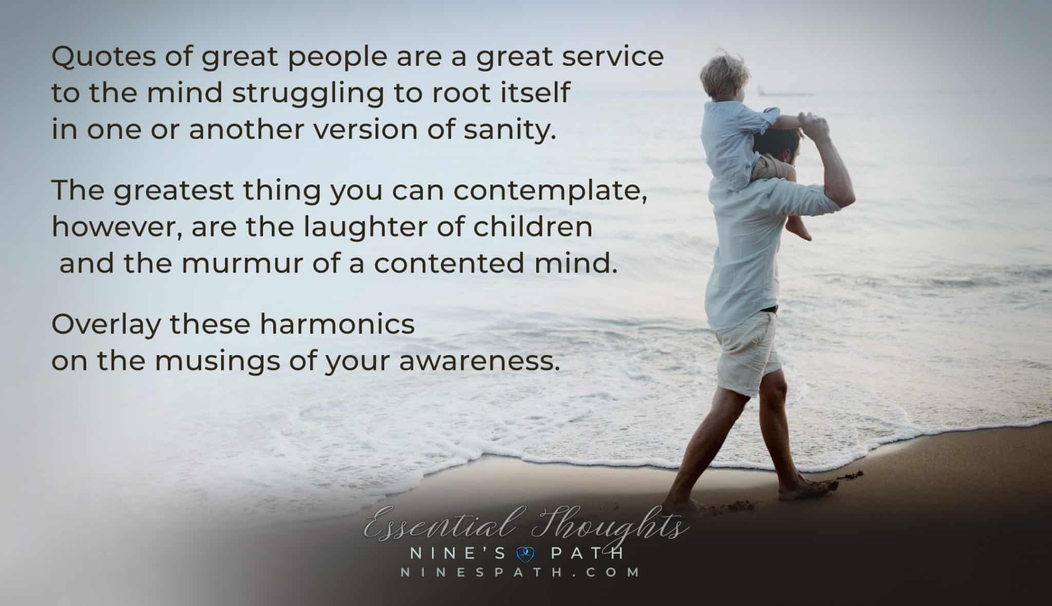 Essential Thoughts | Contemplations from the League of Light | Nine's Path